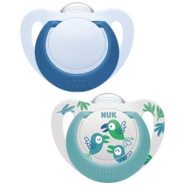 Silikonowy smoczek NUK Star